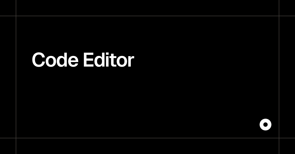 Code Editor - Shadcn.io