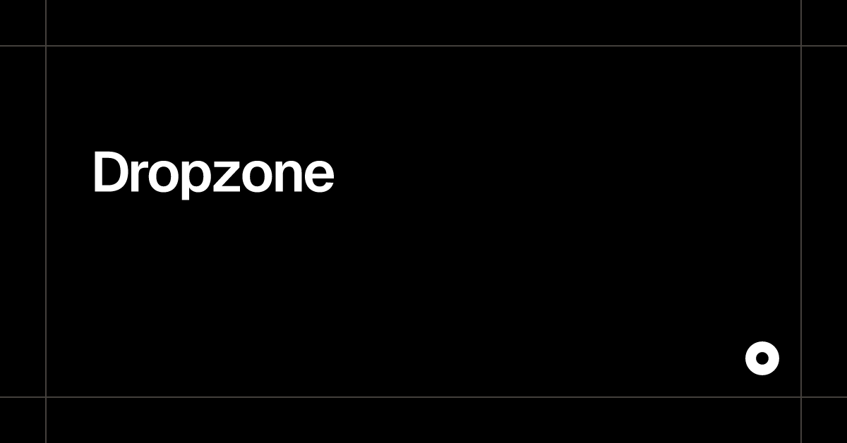 Dropzone - Shadcn.io