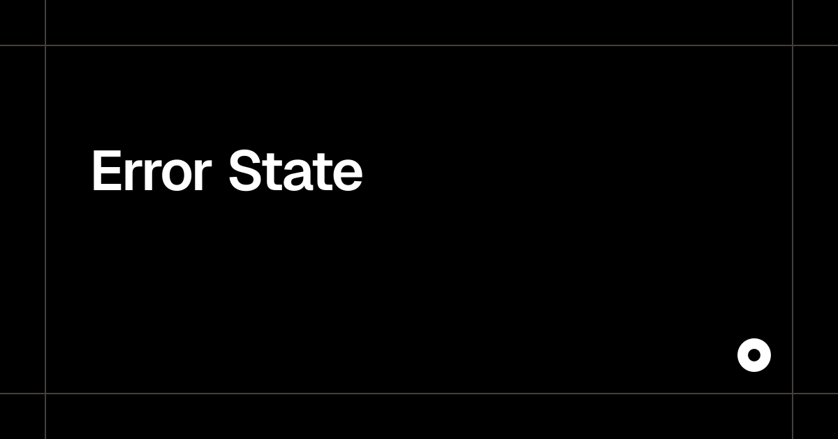 Error State