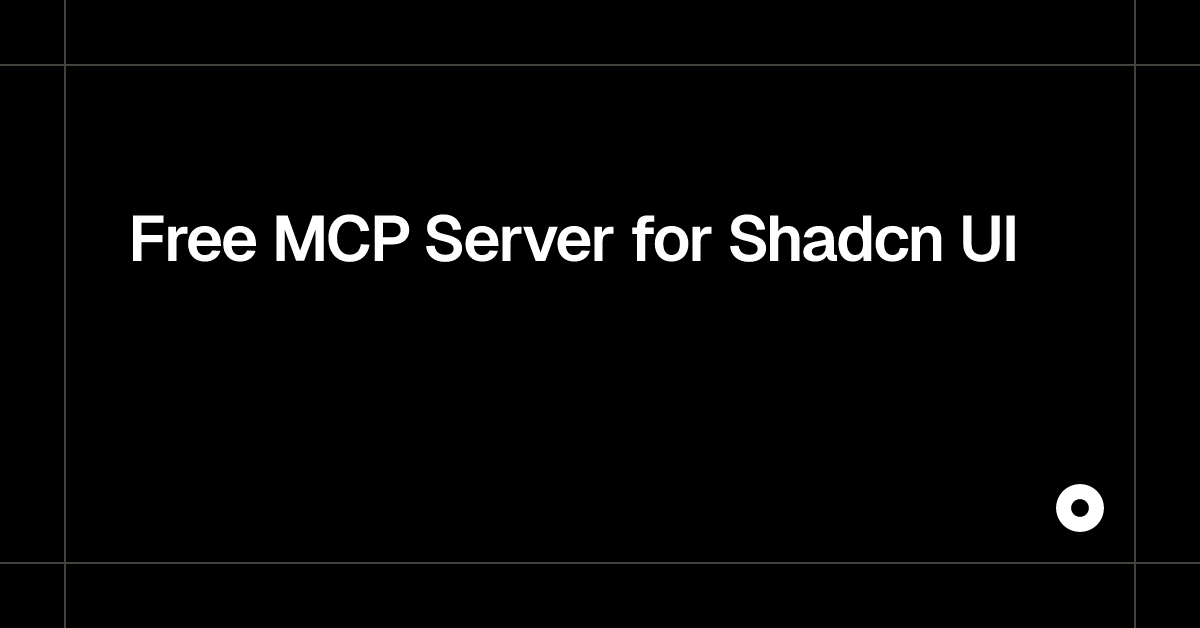 Free MCP Server for Shadcn UI - Shadcn.io