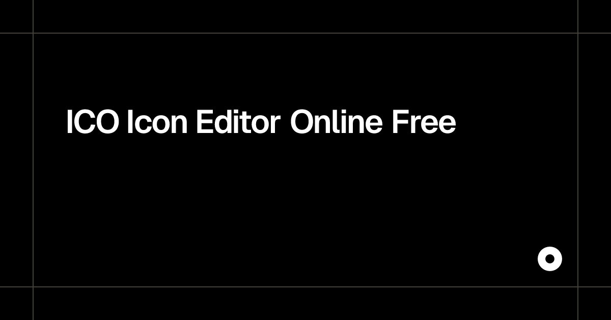 ICO Icon Editor Online Free