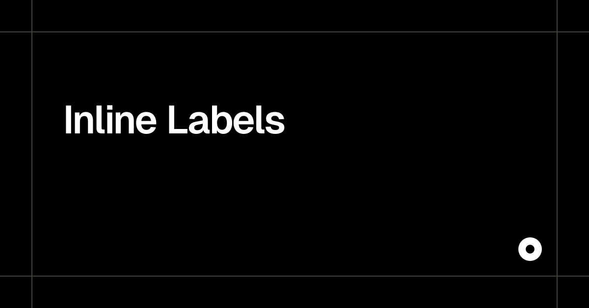Inline Labels