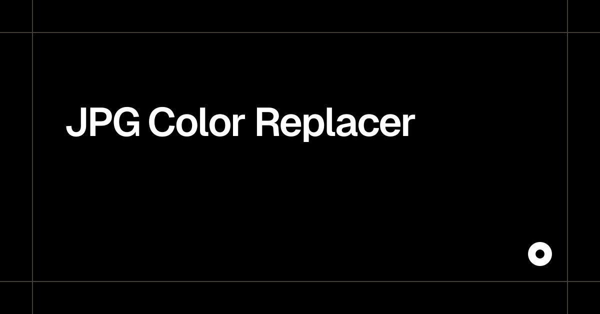 JPG Color Replacer