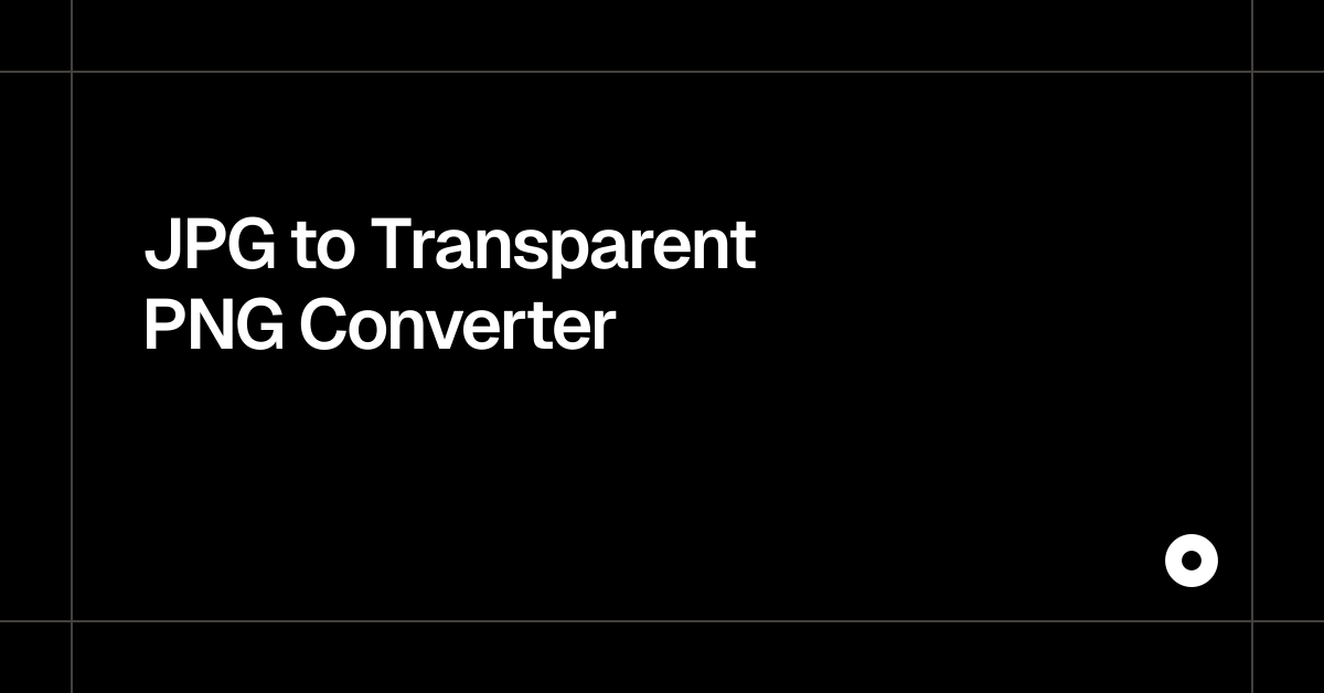 JPG to Transparent PNG Converter