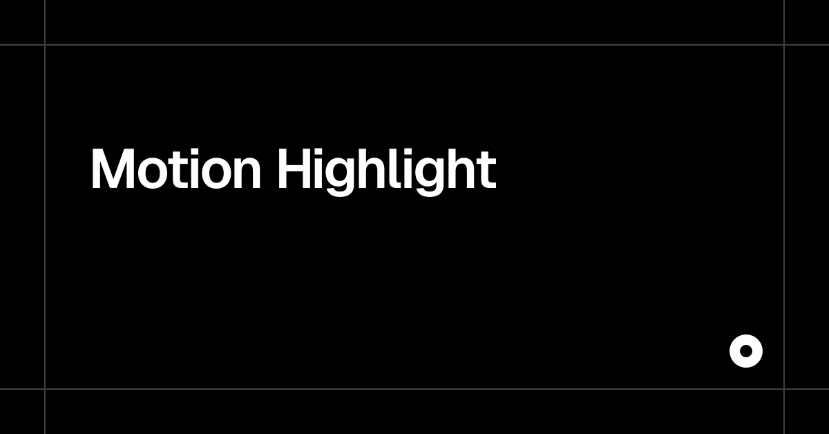 Motion Highlight