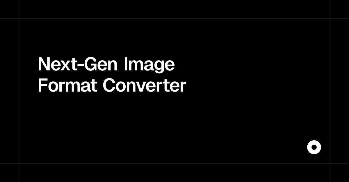 Next-Gen Image Format Converter