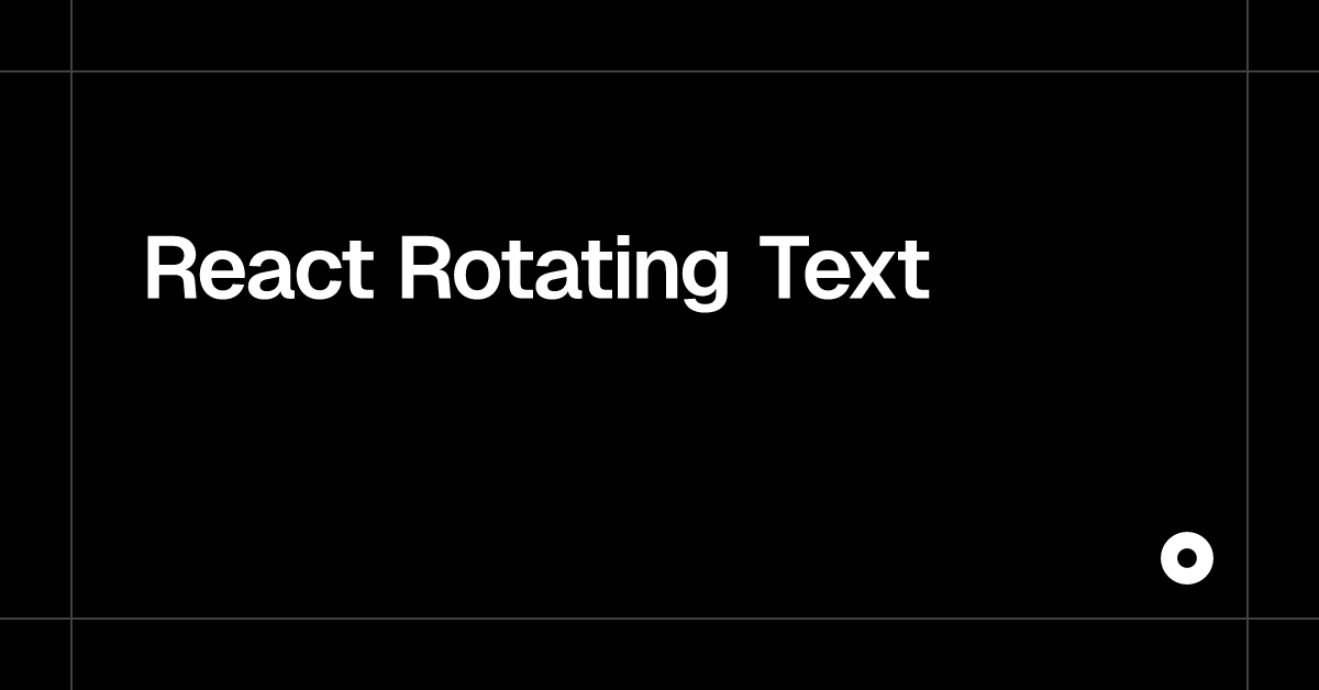 React Rotating Text - Shadcn.io