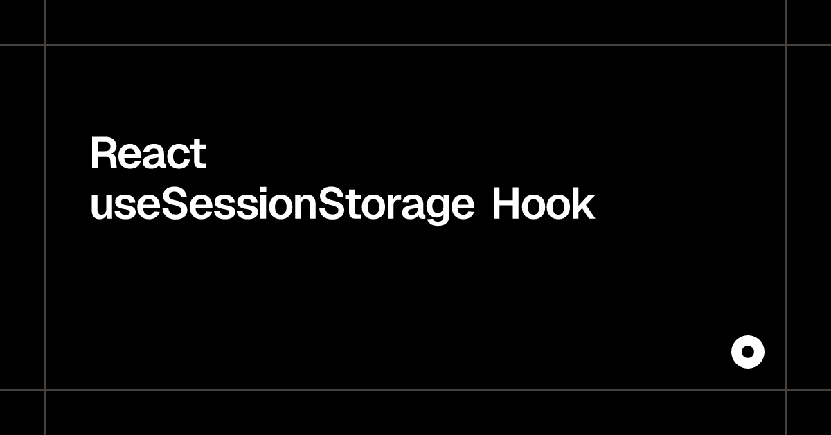 React useSessionStorage Hook - Shadcn.io