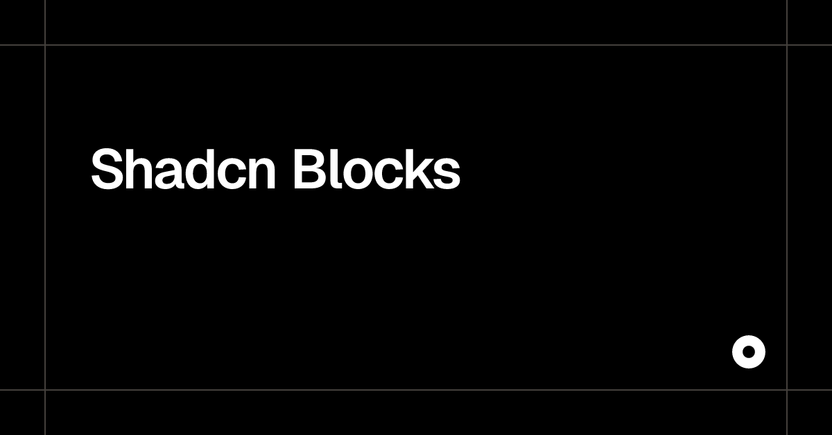 Shadcn Blocks