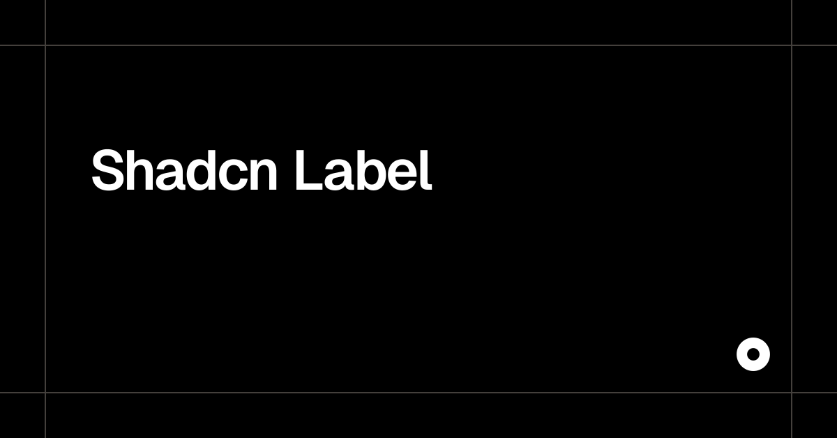 Shadcn Label