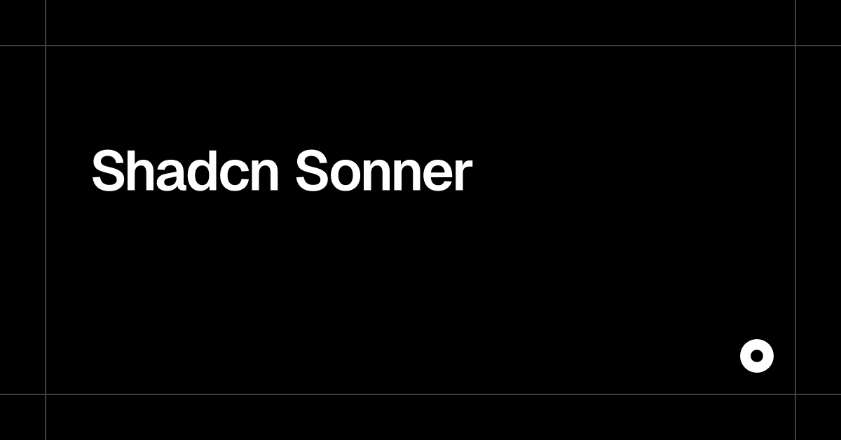 Shadcn Sonner - Shadcn.io