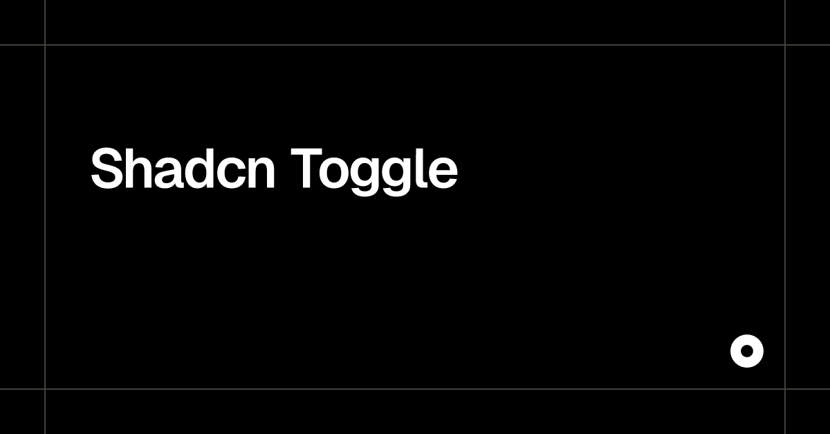 Shadcn Toggle