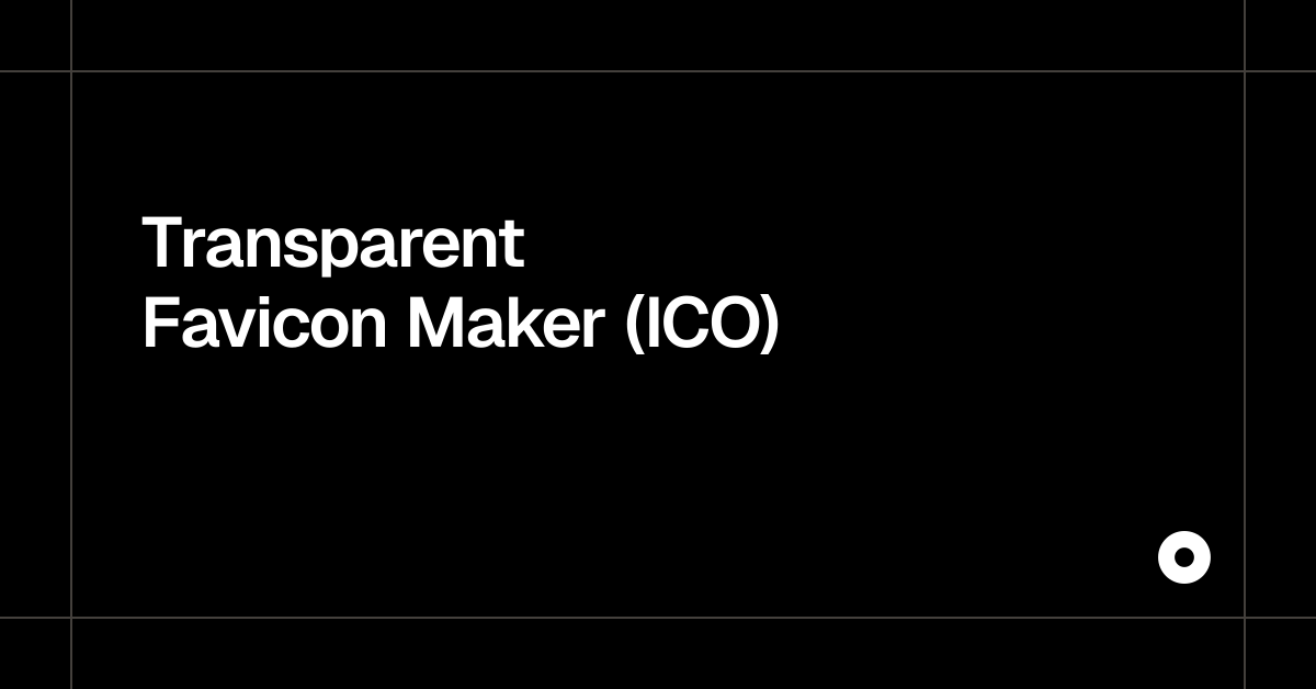 Transparent Favicon Maker (ICO)