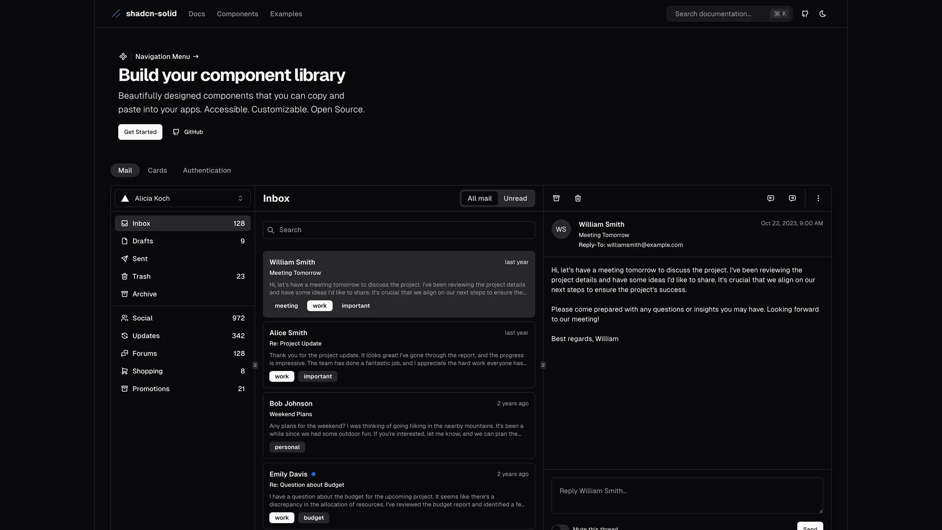 Shadcn Solid - Free React Solid Template