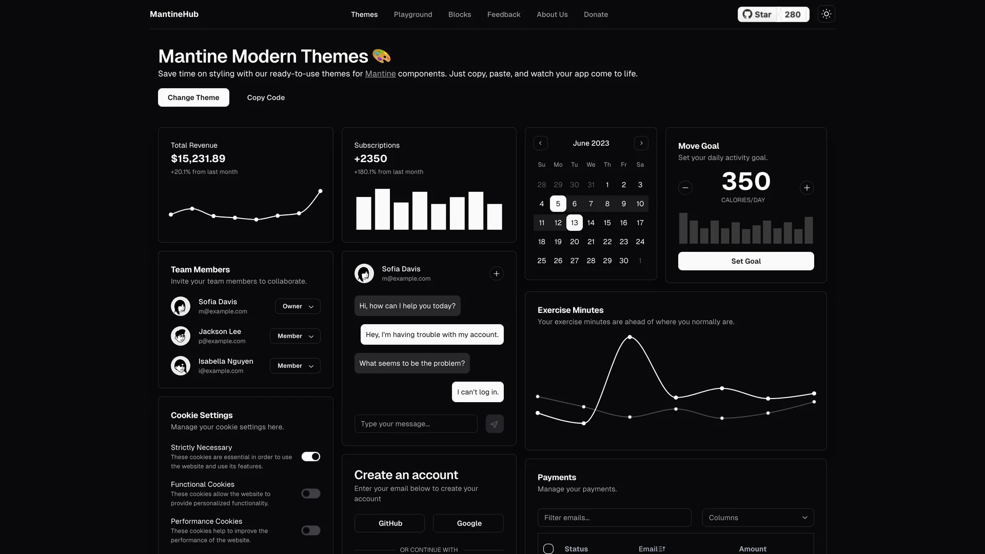 Mantine Theme Builder - Free React Nextjs Template