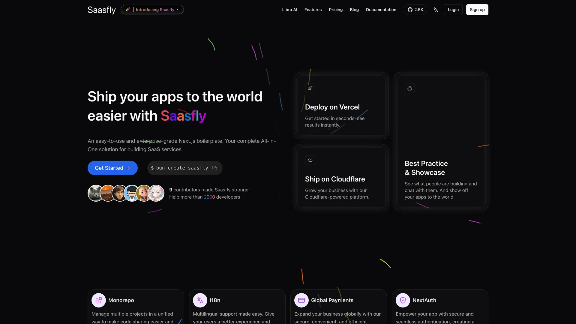 Saasfly - Free React Nextjs Template